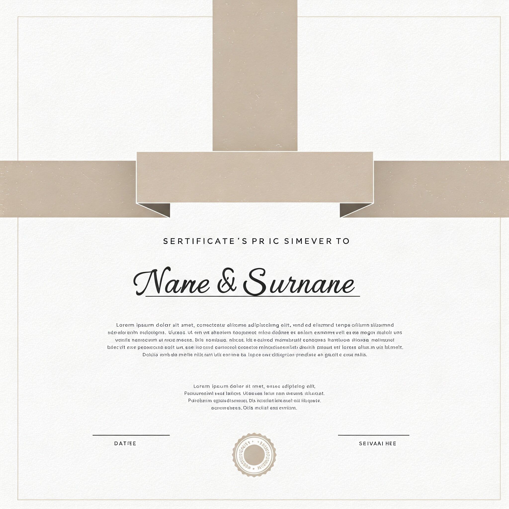 10 Creative Ribbon Design Ideas For Certificates | Sertifier